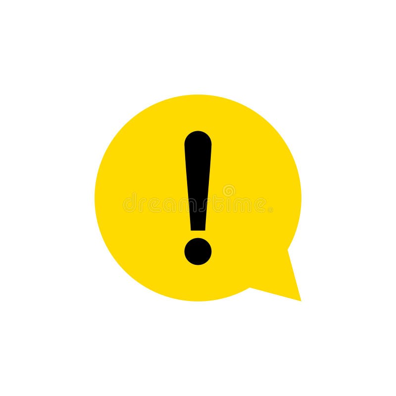 Het Teken Van Het Uitroepteken Vector Illustratie - Illustration of ...