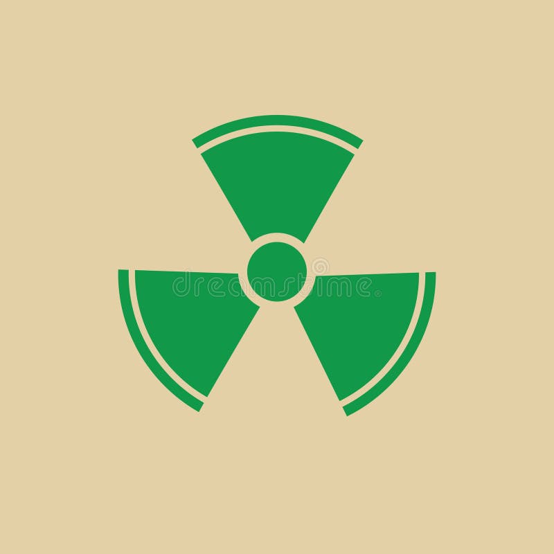 Het Tekenpictogram Van Het Stralings Verpakkend Symbool Vector ...