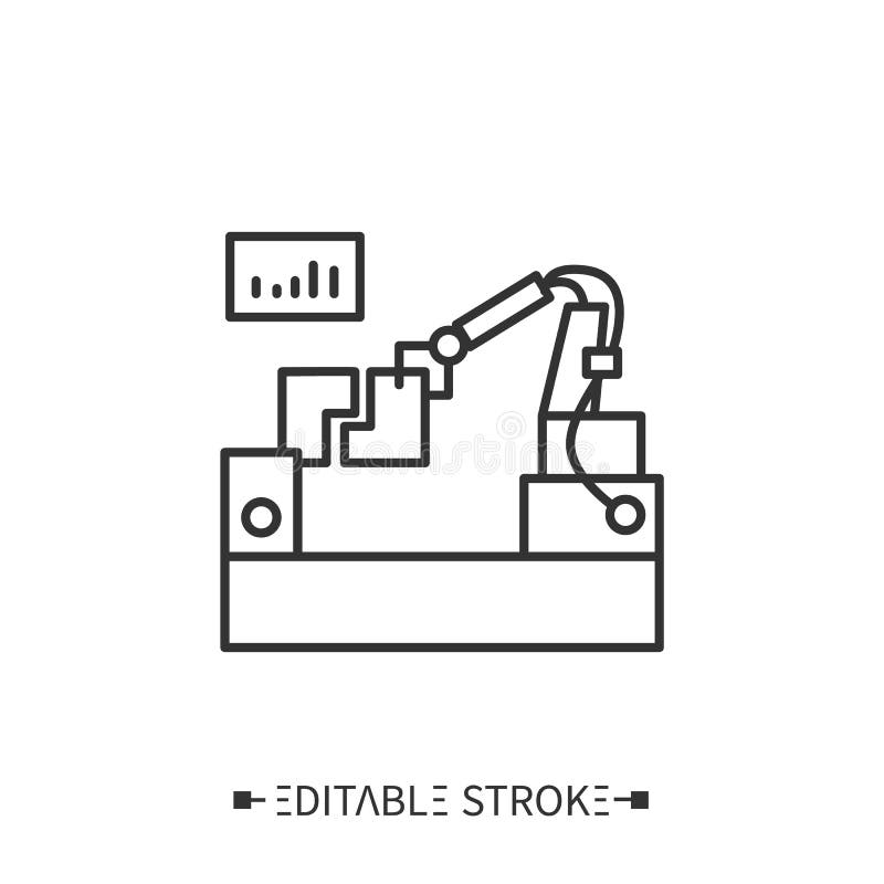 Het Testen Van De Assemblage Pictogram Bewerkbare Vectorillustratie ...