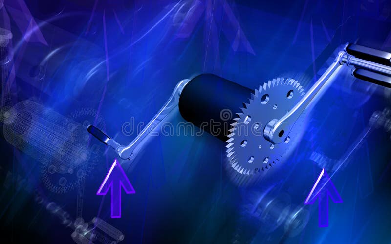 Het Toestel En Het Pedaal Van De Fiets Stock Illustratie - Illustration ...