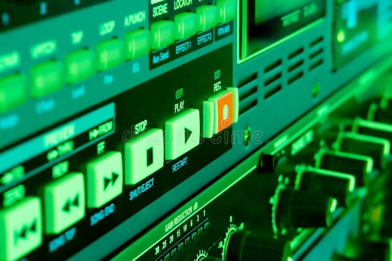 Het Toestel van de studio stock afbeelding. Image of bewerken - 1458285