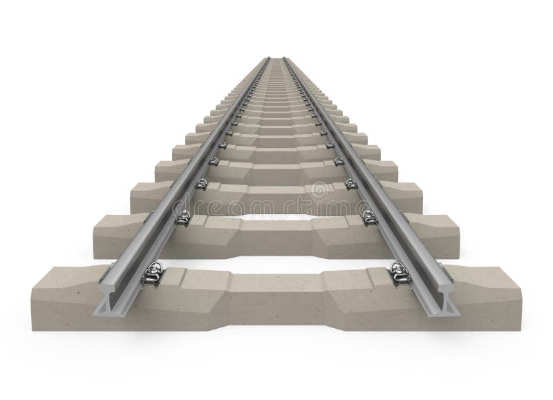 Het treinspoor stock illustratie. Illustration of trein - 49196335