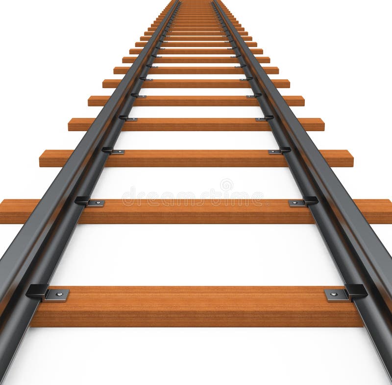 Treinspoor, Oneindigheidsvorm Het Embleem Van De Spoorweglijn, Spoorweg ...