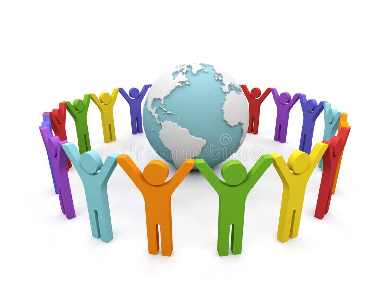 Wereldpartnerschap stock illustratie. Illustration of samenwerking ...