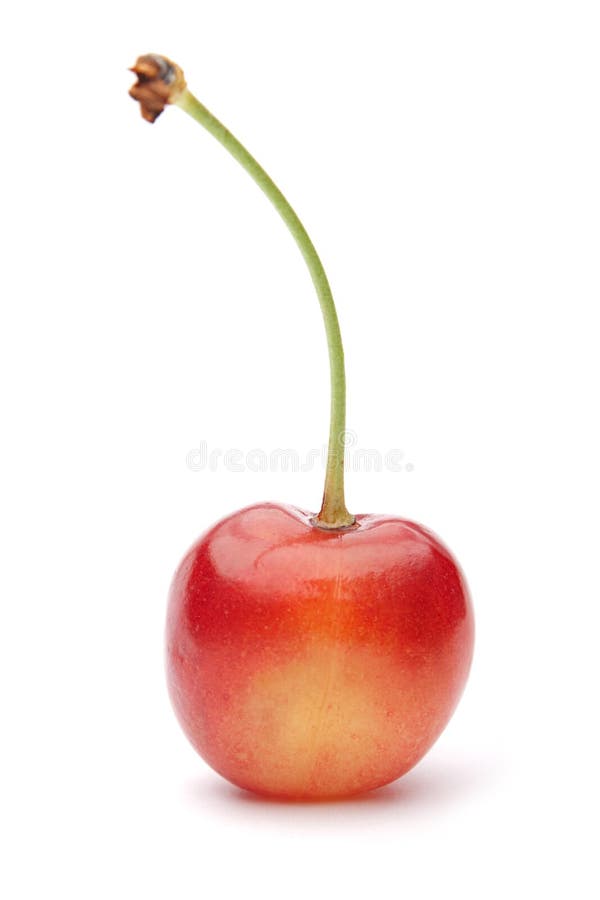 Het Verse Fruit Van De Kers Op Wit Stock Afbeelding - Image of niemand ...