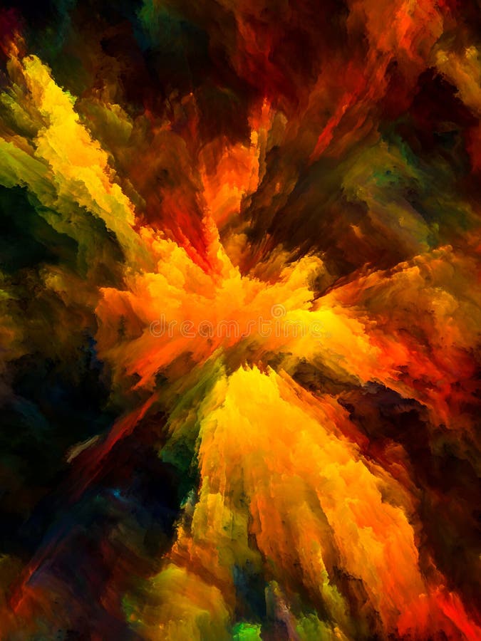 Het versnellen van Kleuren stock illustratie. Illustration of droom ...