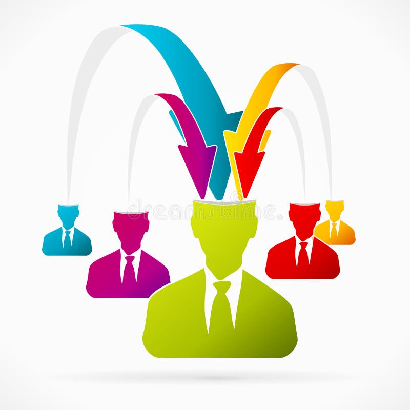 Het Verzamelen Van Informatie Vector Illustratie - Illustratie ...