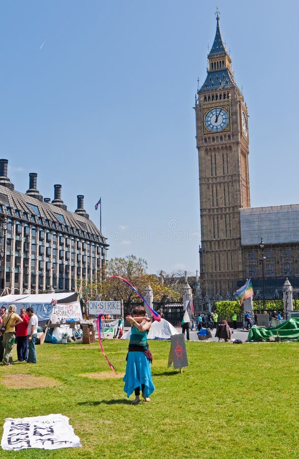 Het Vierkant Van Het Parlement Van Het Kamp Van De Vrede Redactionele ...