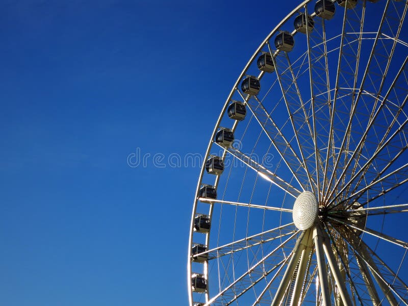 Het Water Front Ferris Wheel Van Seattle Stock Afbeelding - Image of ...