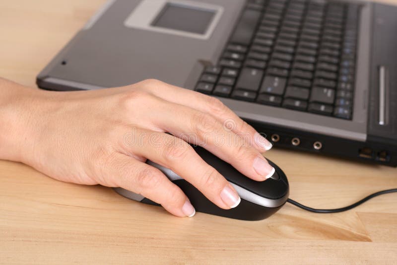 Het werk van de computer stock foto. Image of werk, mededelingen - 2186516