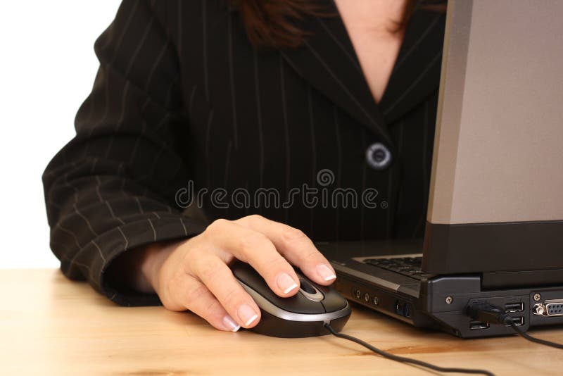 Het werk van de computer stock foto. Image of werk, mededelingen - 2186516