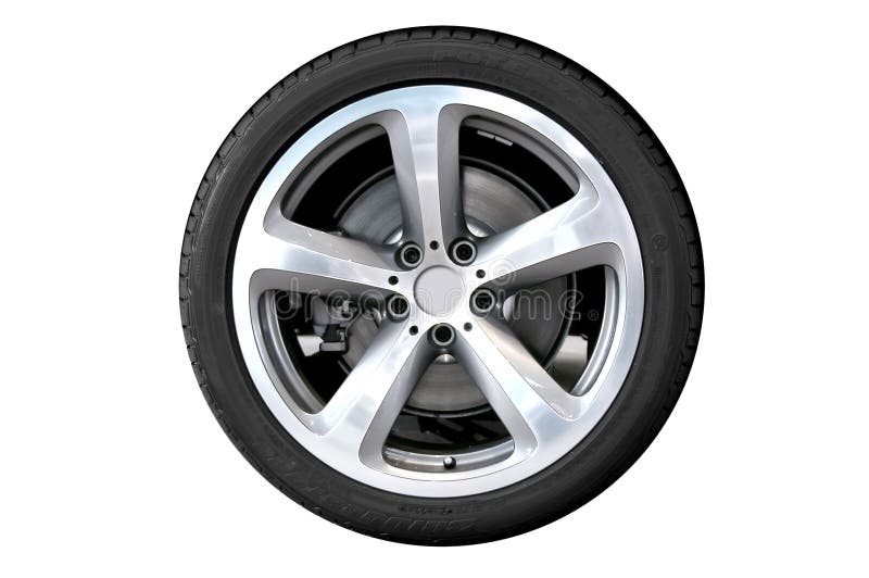 Het wiel van de auto stock foto. Afbeelding bestaande uit band - 3803696