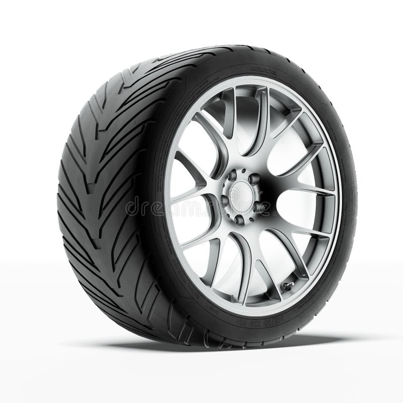 Het wiel van de auto stock illustratie. Illustration of vervanging ...