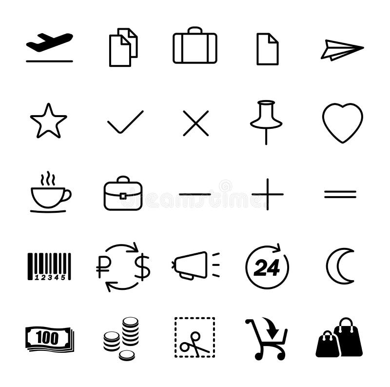 Het winkelen pictogram vector illustratie. Illustration of vrij - 38149930