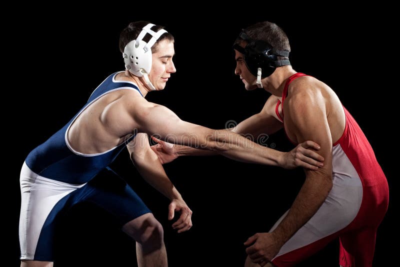 Het worstelen stock afbeelding. Image of sporten, zwart - 17623069