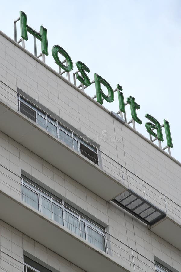 Het ziekenhuis stock afbeelding. Image of buiten, gebouw - 19107541