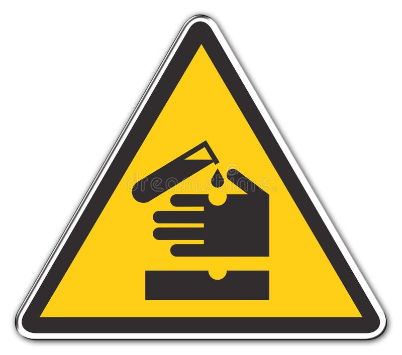 Het Zuur Van De Waarschuwing Stock Illustratie - Illustration of ...