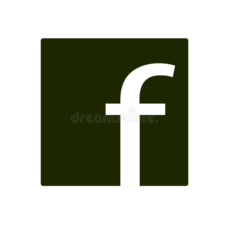 Pictogram Van Facebook Op Witte Achtergrond Redactionele Afbeelding ...