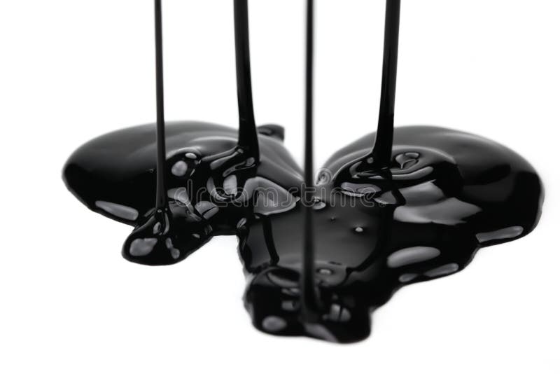 Het zwarte verf gieten stock afbeelding. Image of morserij - 15417573