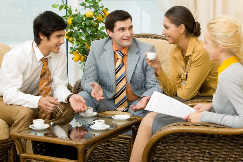 Hete bespreking stock afbeelding. Image of persoon, mannetje - 6628167