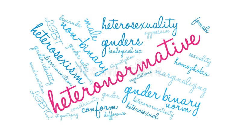 Heteronormative Animated Word Cloud Stock Footage - Video of compulsory ...