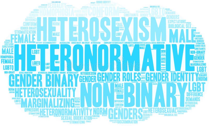 Heteronormative Word Cloud stock illustration. Illustration of ...