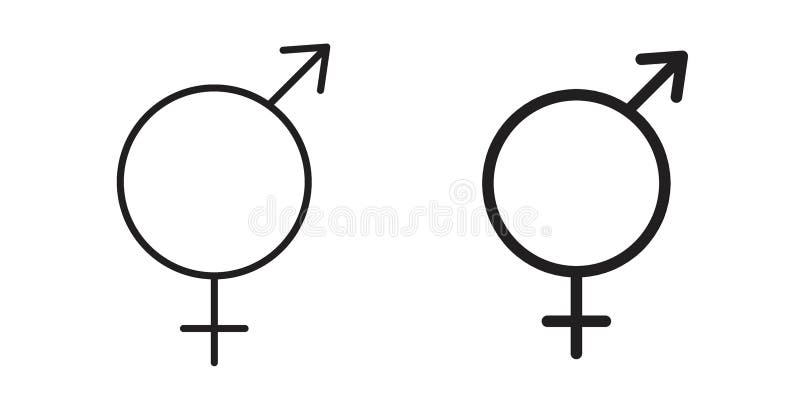 Heterosexual Symbol Stock Illustrations 8 890 Heterosexual Symbol