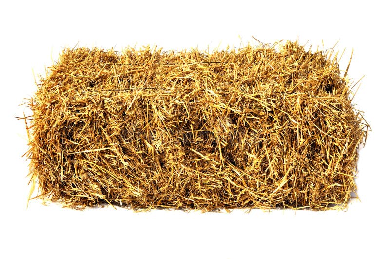 Heuballen stockfoto. Bild von getreide, zufuhr, trocken - 28268850