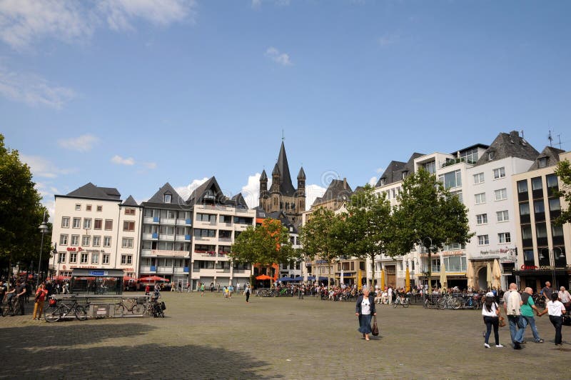 Heumarkt Cologne (KÃ¶ln) editorial photo. Image of monument - 27951316