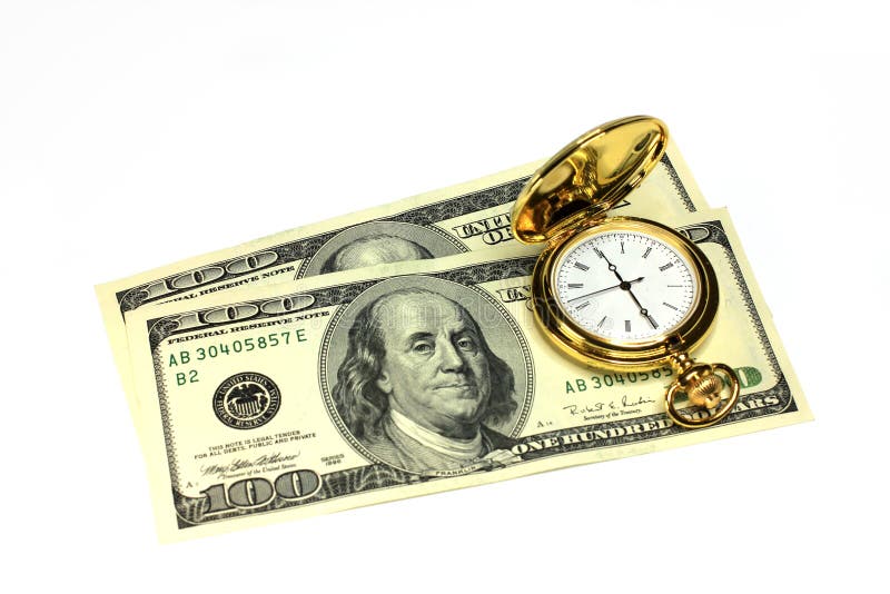 Argent et horloge photo stock. Image du métal, investissement - 13518772