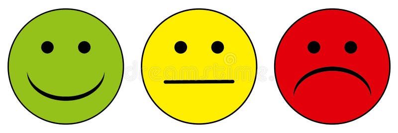 Émoticônes De Joyeux à Triste Illustration Stock - Illustration of ...