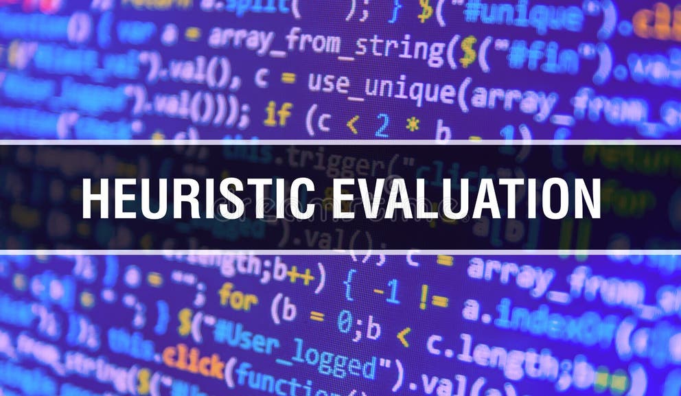 Heuristic Evaluation Concept Illustration Using Code for Developing Programs and App. Heuristic ...