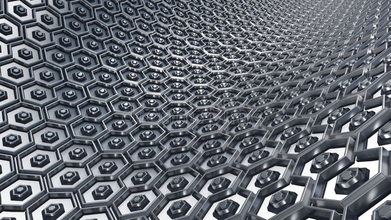 Hex Abstract Background stock illustration. Illustration of connect ...