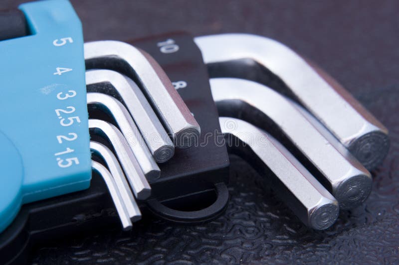 Hex Allen Keys stock photo. Image of socket, adjustable - 25738476