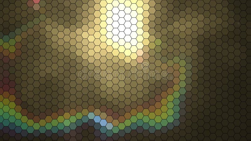 Hex Grid Animation Abstract Background Stock Video - Video of glow ...