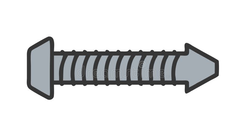 Hex Head Bolt Nut Fastener Hardware Icon, Vector Design Generative AI ...