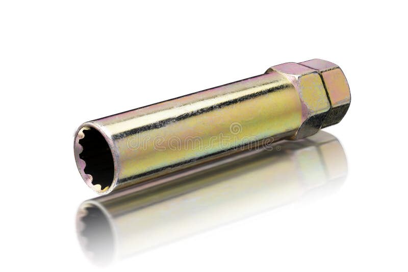 Hex Key Adapter for Wheel Nuts. Removable Key for Car Fasteners Stock ...