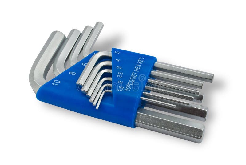 Hex key set stock photo. Image of iron, metal, technology - 12718262