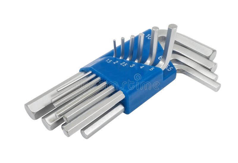 Hex key set stock photo. Image of hexagon, technology - 37643460