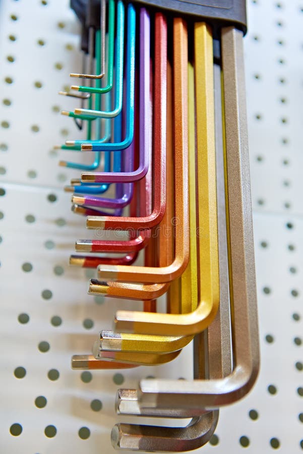 Hex key set stock image. Image of socket, iron, tighten - 81108463