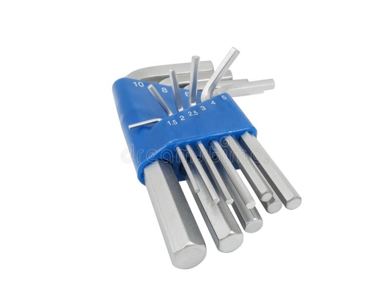 Hex key set stock image. Image of steel, concepts, equipment - 40138657