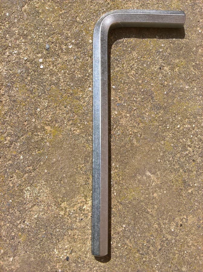 Hex Key Silver stock photo. Image of concrete, hexalobular - 91874756