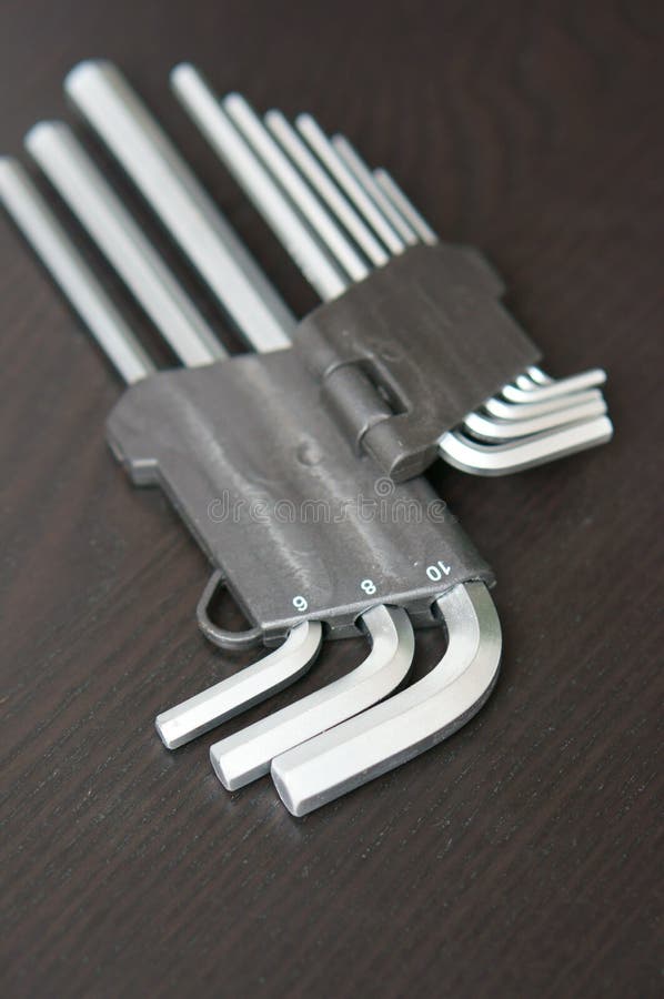 Hex keys stock photo. Image of tool, iron, equipment - 30691128