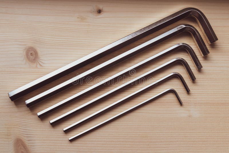 Old keys on workbench A stock image. Image of wooden - 33777551