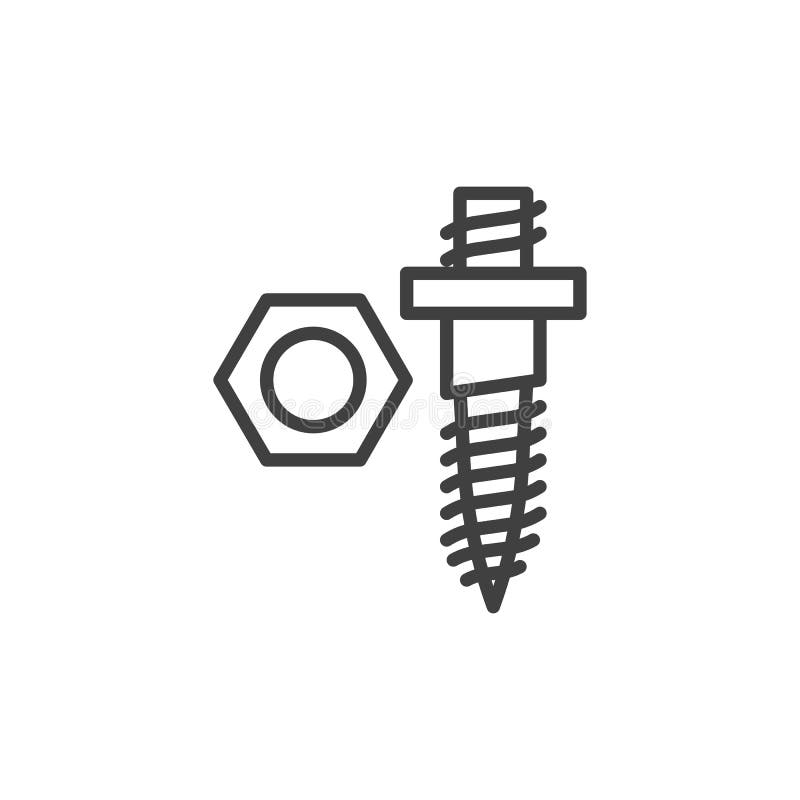 Hex line icon stock vector. Illustration of pixel, head - 229138741