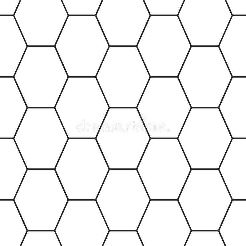 Hex Stripped Grid Seamless Pattern Stock Vector - Illustration of frame ...