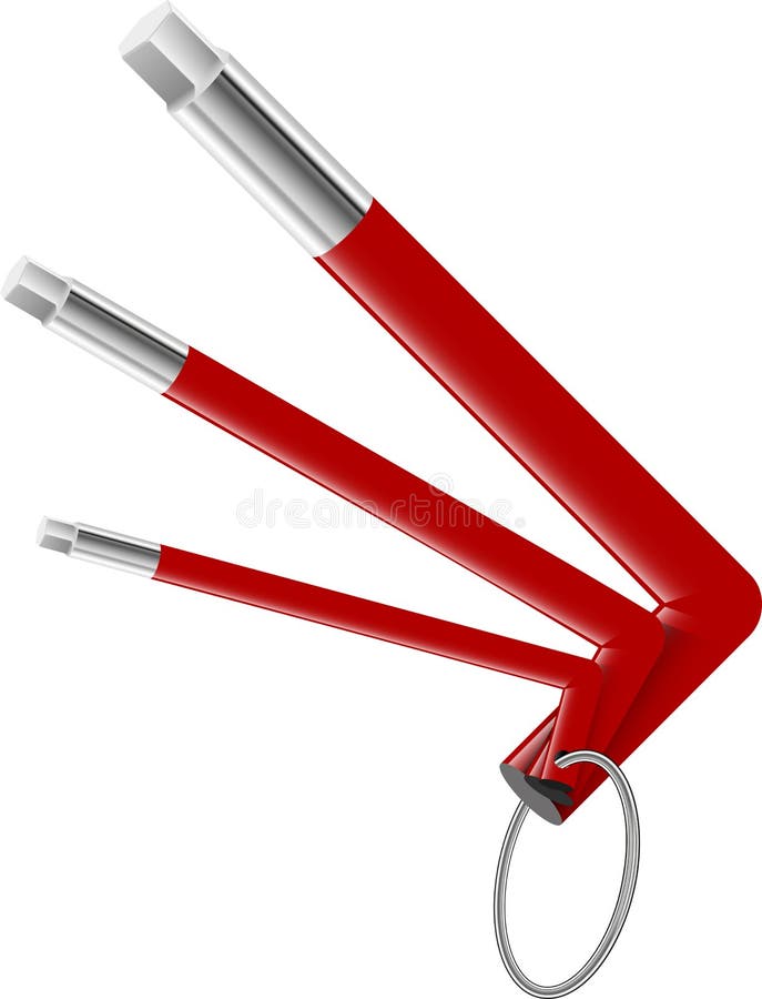 Hex tool stock vector. Illustration of steel, small, equipment - 71361925