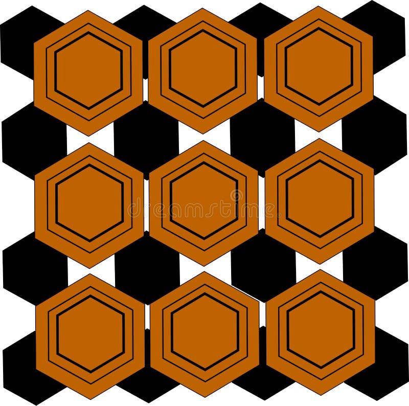Hex wallpaper pattern stock vector. Illustration of modern - 23991566