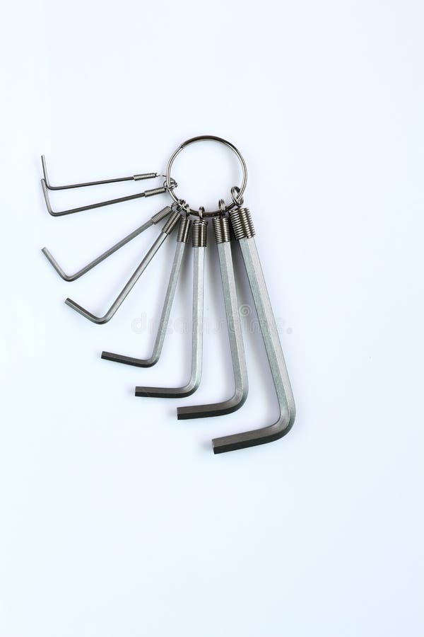 Hex wrench, Allen Key. stock photo. Image of allen, hexagon - 70380396