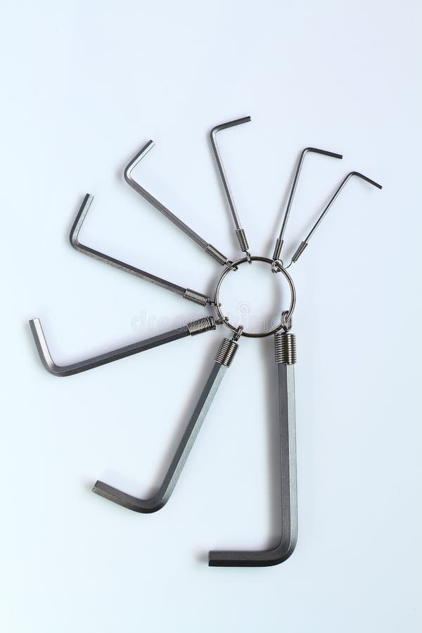 Hex wrench, Allen Key. stock image. Image of tool, build - 70380421
